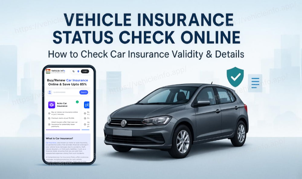 Vehicle Insurance Status Check Online – How to Check Car Insurance ...