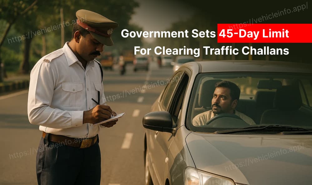 Government Sets 45-Day Limit for Clearing Traffic Challans